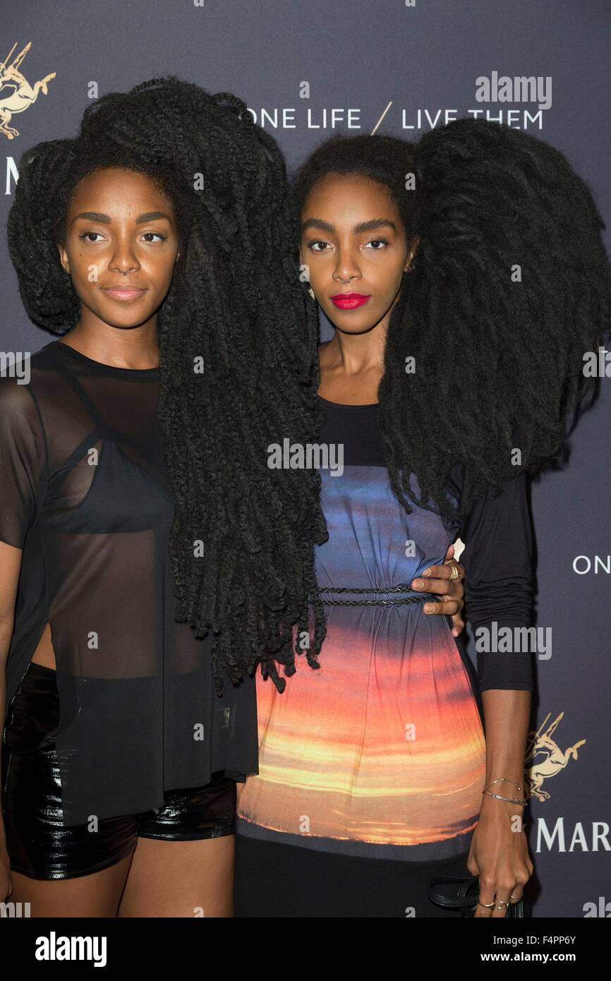 New York, NY, USA. 20th Oct, 2015. TK Wonder, Cipriana Quann at ...