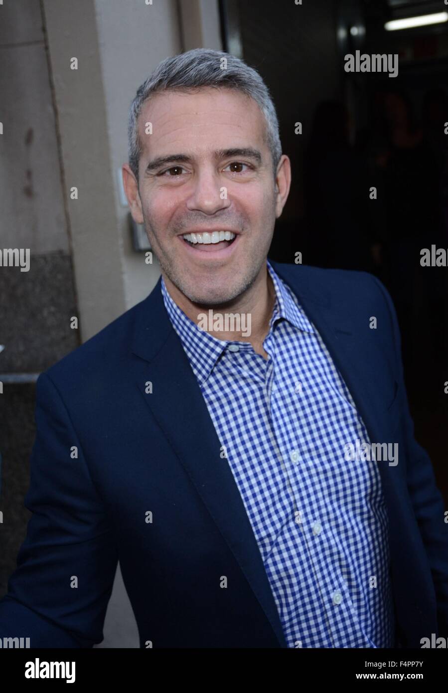 New York, NY, USA. 21st Oct, 2015. Andy Cohen out and about for ...