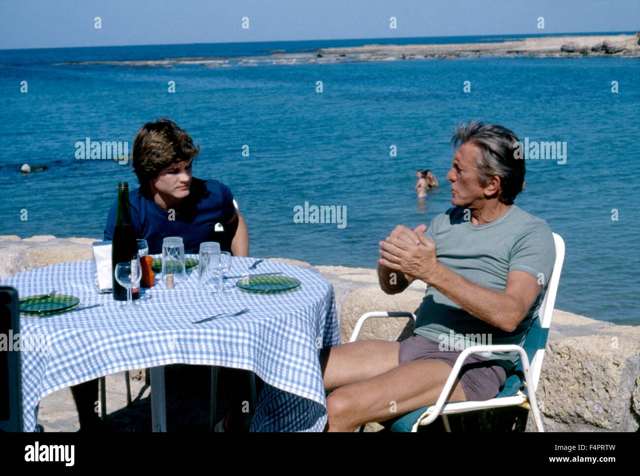 Andrew Stevens and Kirk Douglas / The Fury / 1978 directed by Brian De ...