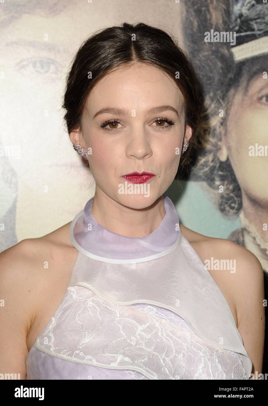 Los Angeles, CA, USA. 20th Oct, 2015. Carey Mulligan at arrivals for ...