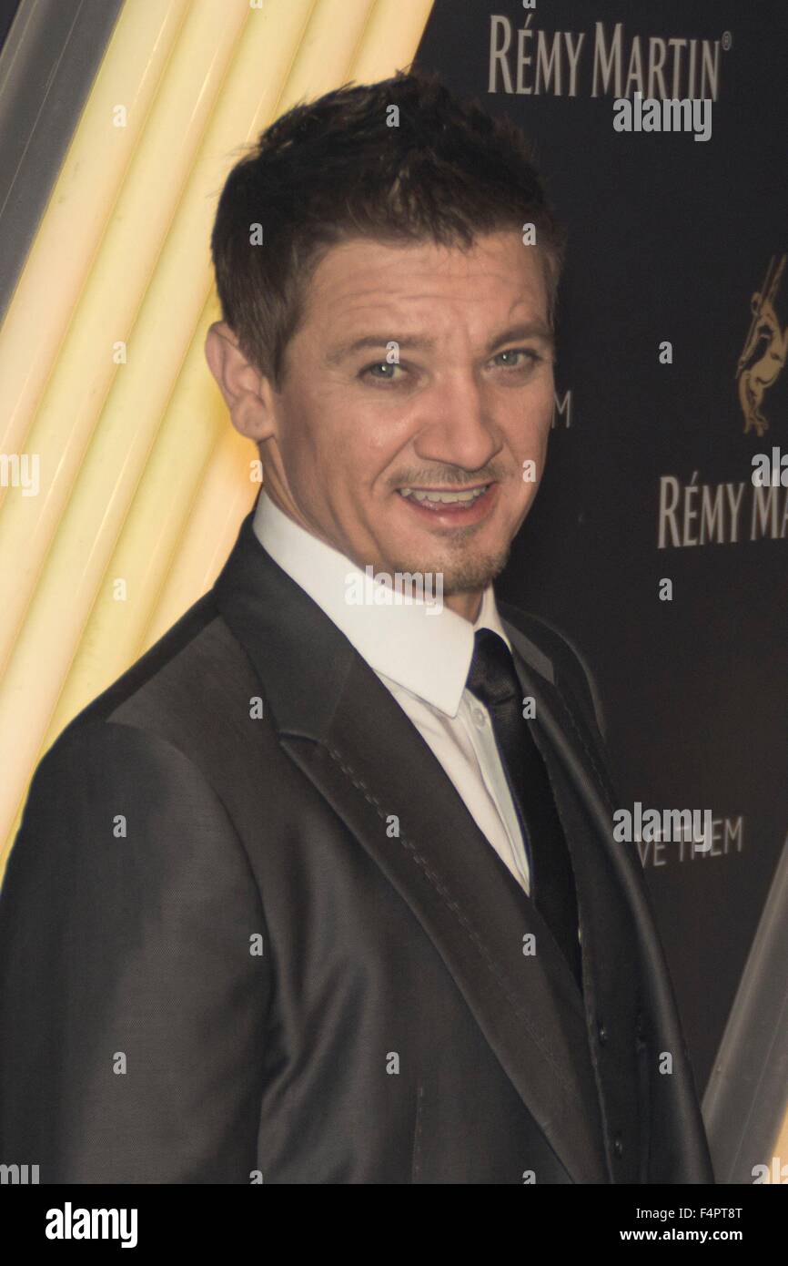 New York, NY, USA. 20th Oct, 2015. Jeremy Renner at arrivals for Remy ...
