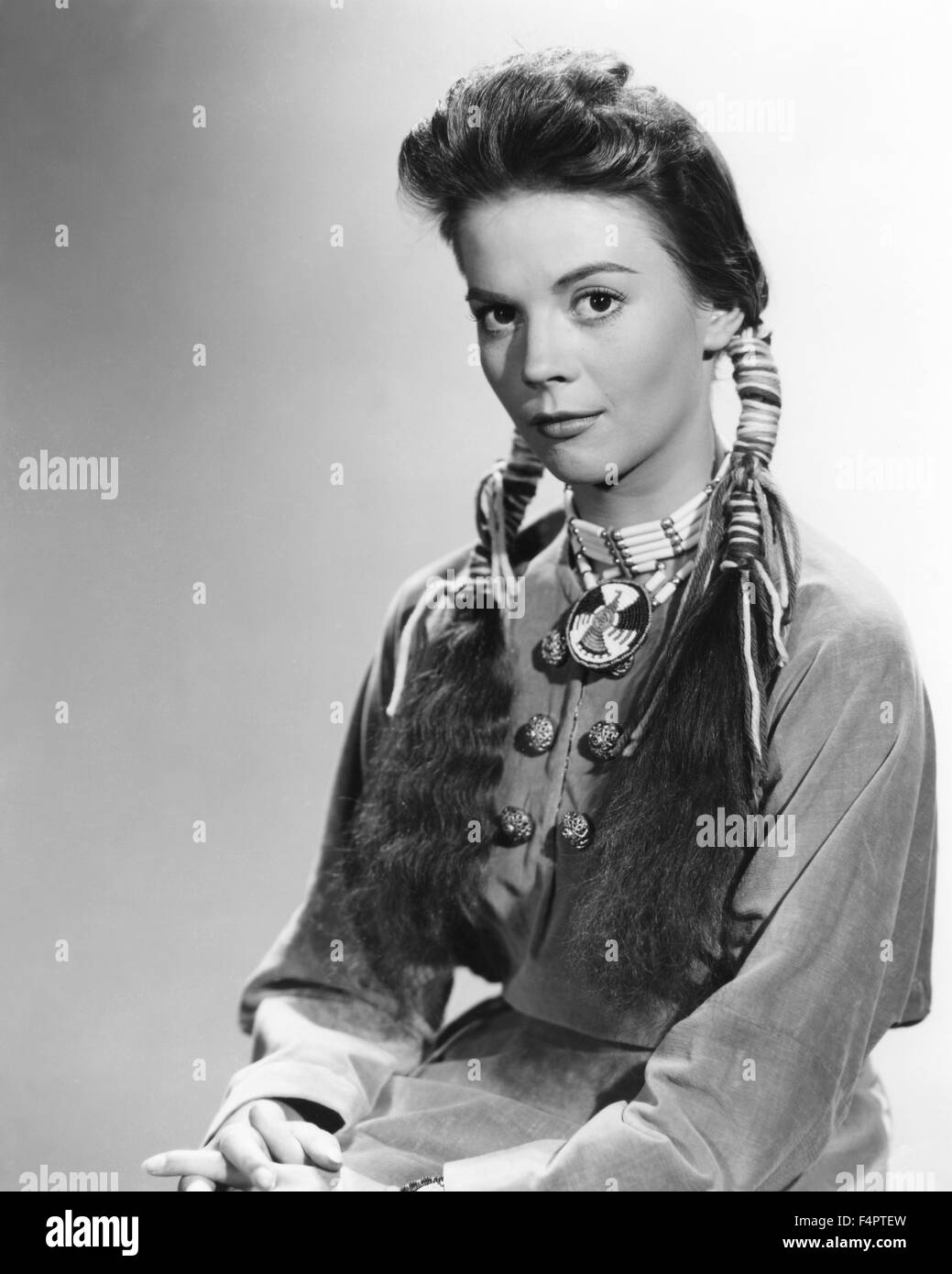 Bunches hairstyle Black and White Stock Photos & Images - Alamy