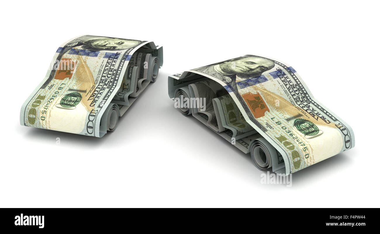 Dollar and Cars Stock Photo - Alamy