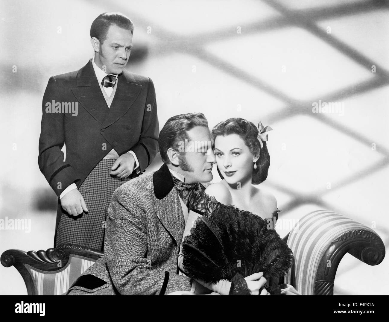 Louis Hayward, George Sanders and Hedy Lamarr / The Strange Woman ...