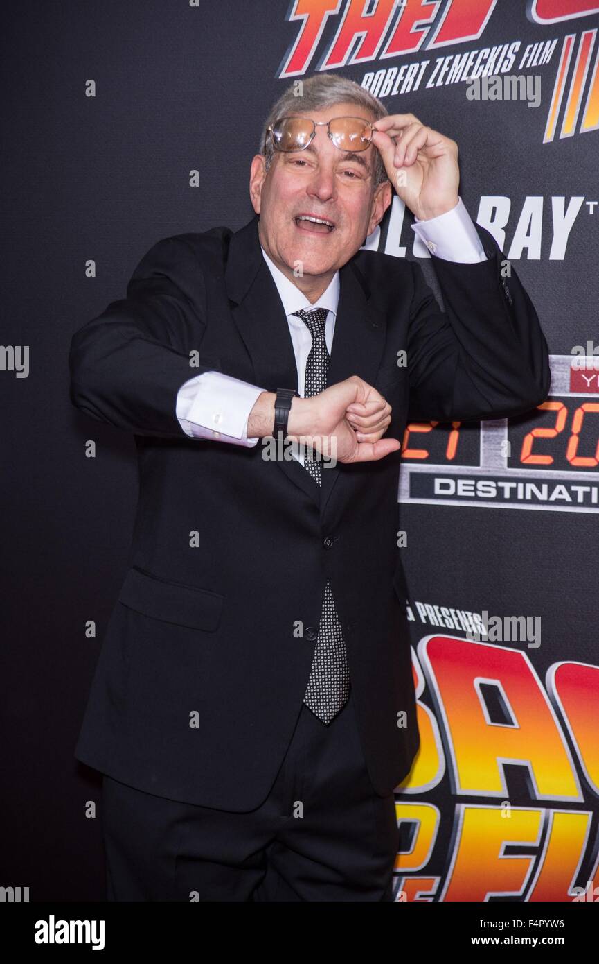 New York, NY, USA. 21st Oct, 2015. Bob Gale at arrivals for BACK TO THE ...