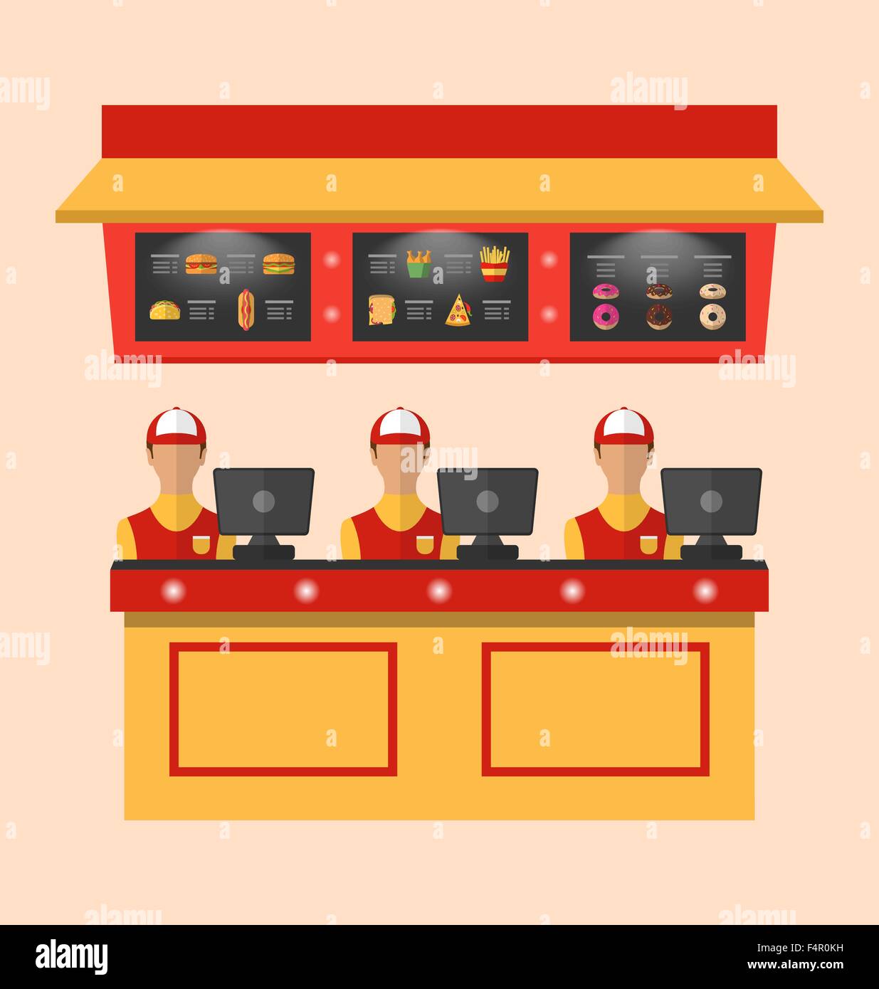 Workers meal Stock Vector Images - Alamy