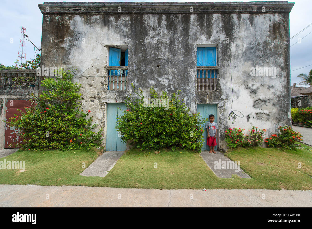 Sabtang Island, Batanes, Philippines-March 28,2015: Unidentified Kid of ...