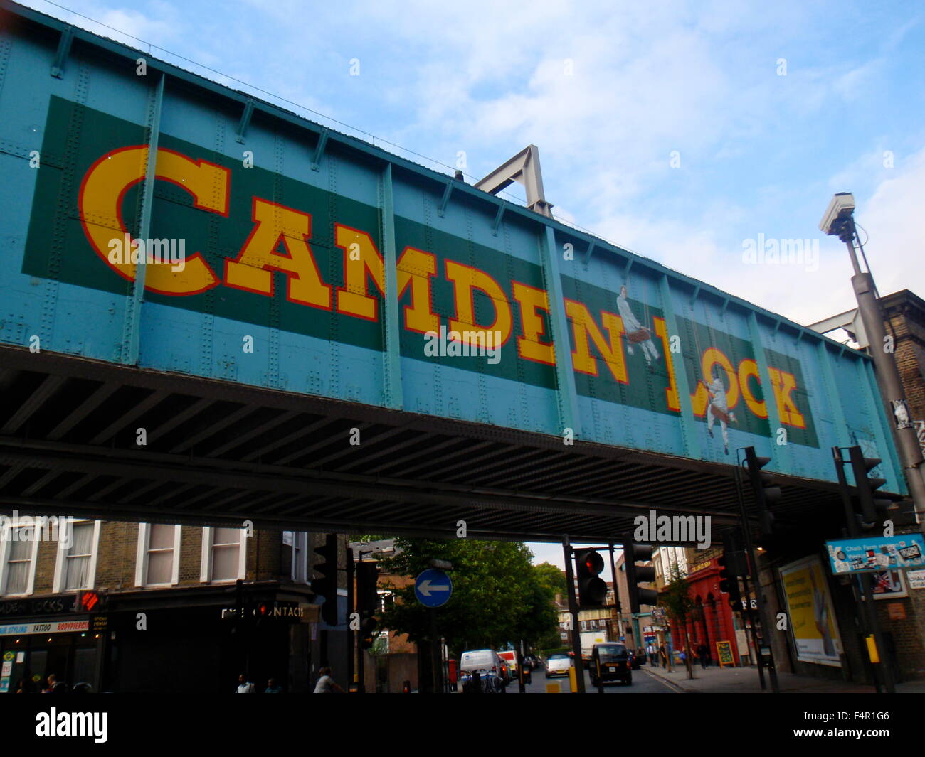 Camden Lock Bridge in Camden, London, England Stock Photo - Alamy