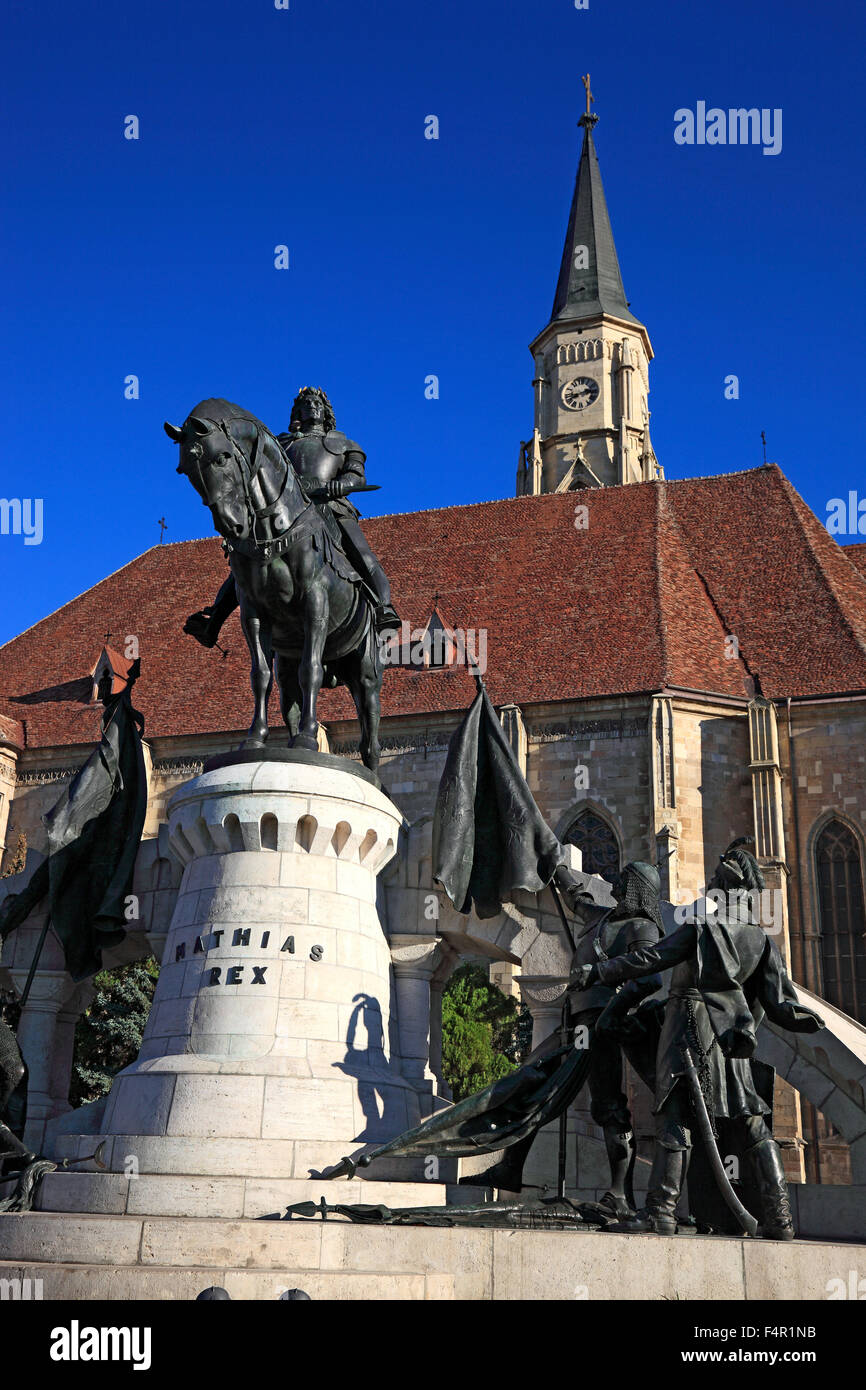 Equestrian statue of Matthias Corvinus, Matthias Rex and The Cluj ...