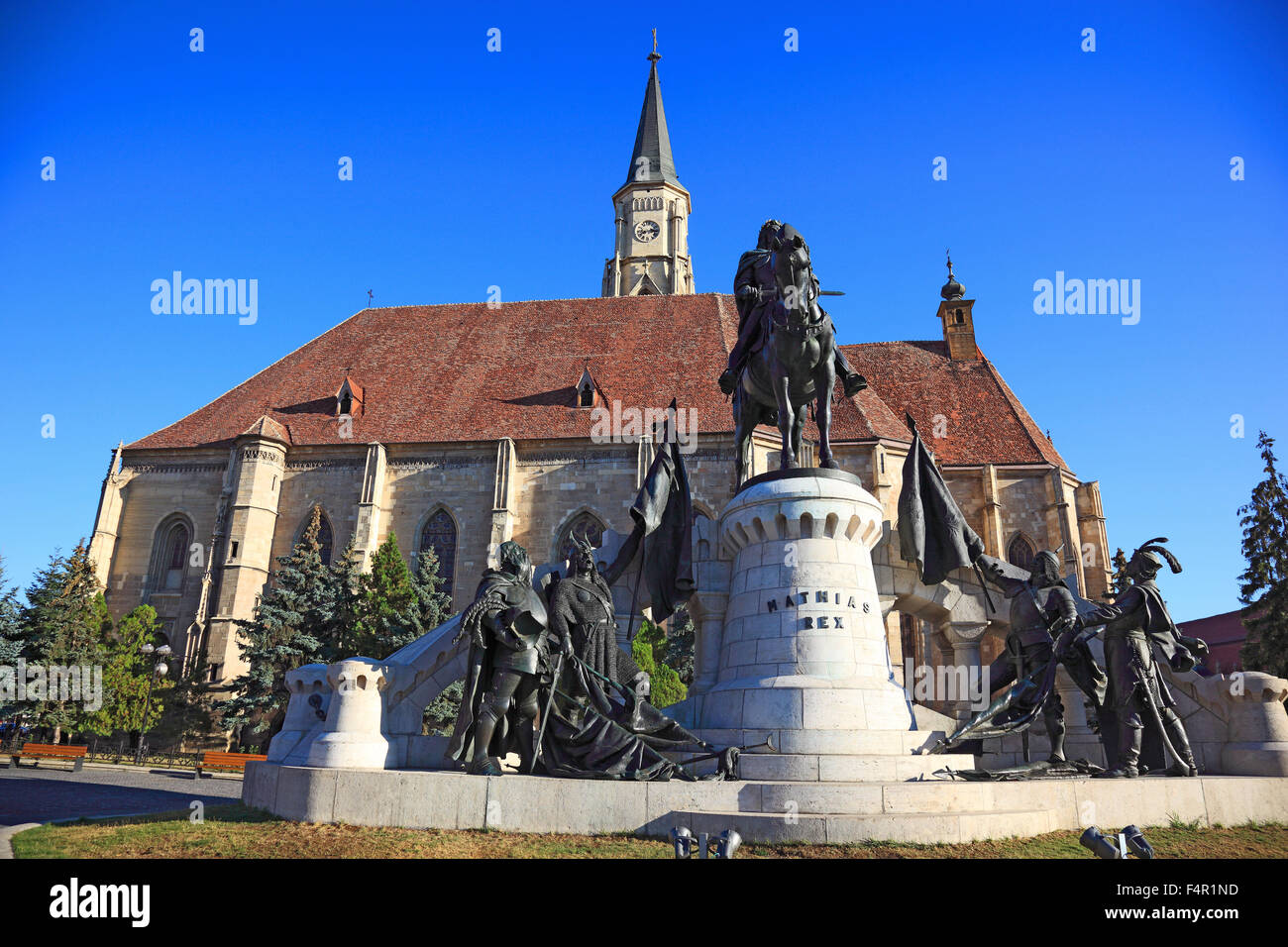 Equestrian statue of Matthias Corvinus, Matthias Rex and The Cluj ...