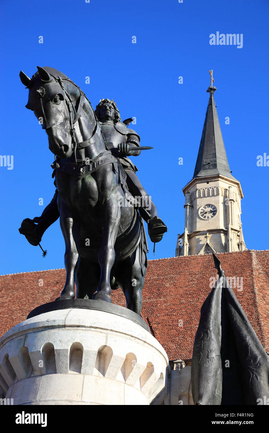 Equestrian statue of Matthias Corvinus, Matthias Rex and The Cluj ...