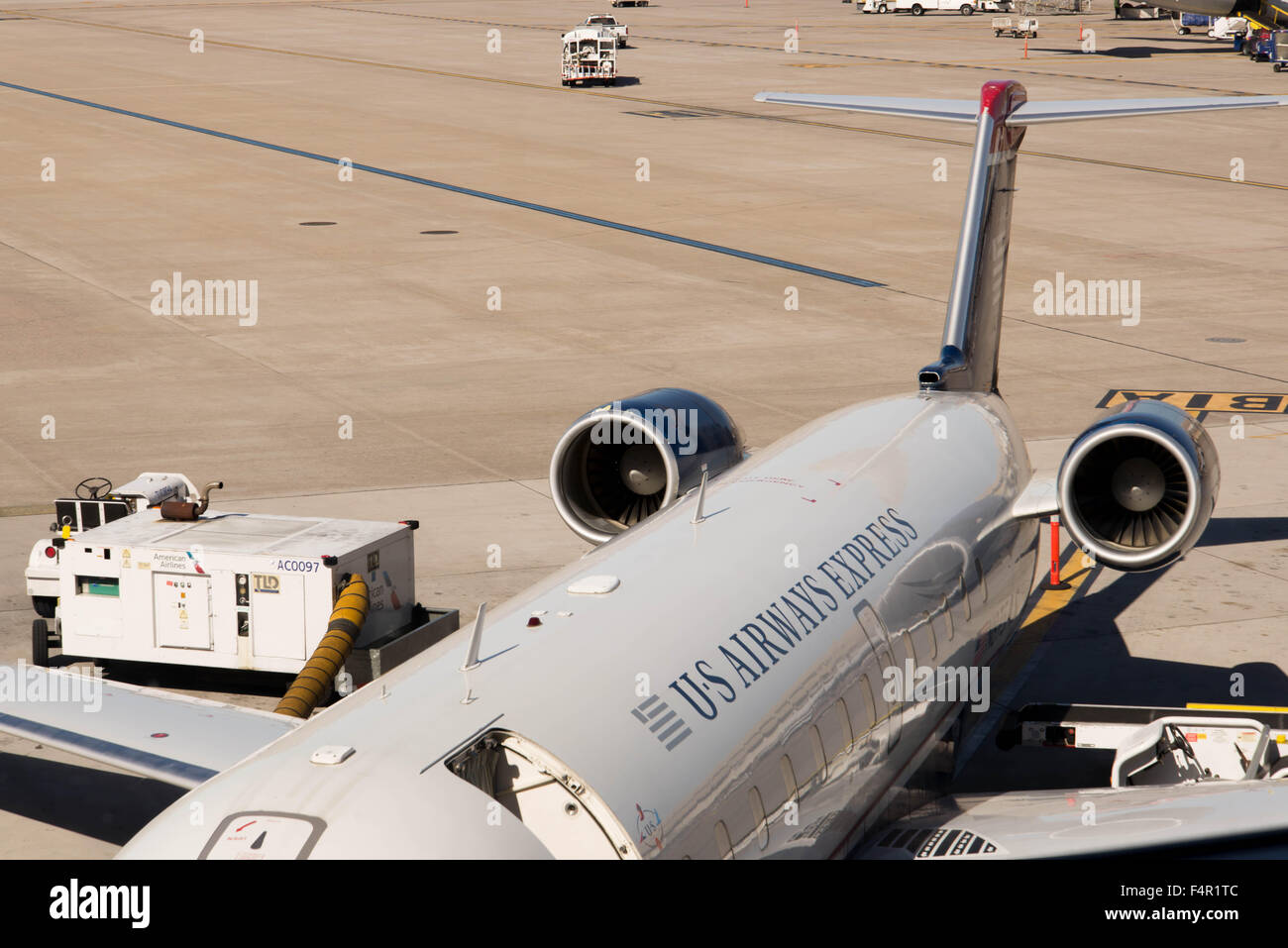 October 2, 2015, Phoenix, Arizona, USA - PHX airport. US Airways planes ...