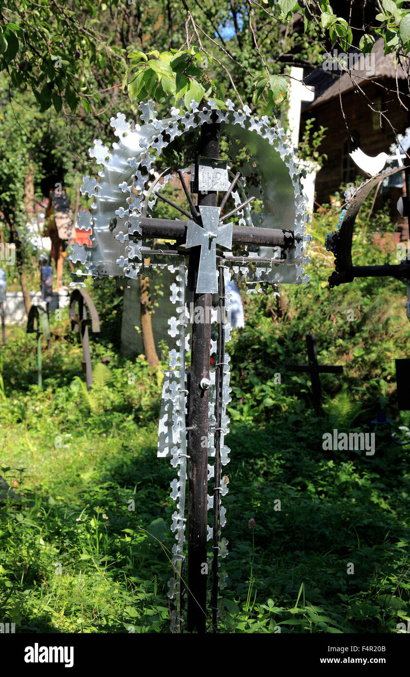 Cemetery Budesti, on the Lower Church (UNESCO World Heritage), the ...