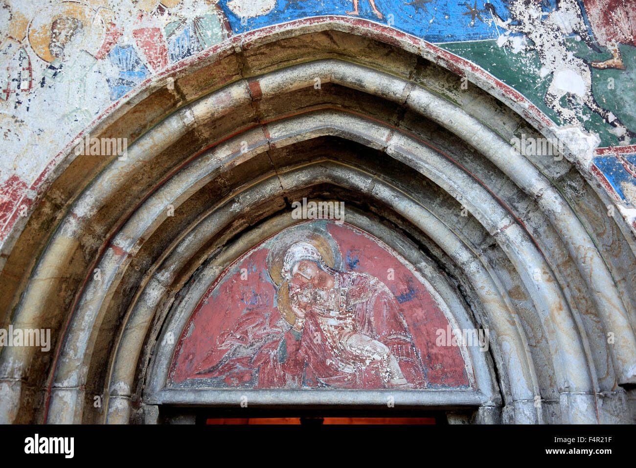 Wall frescoes at humor monastery hi-res stock photography and images ...