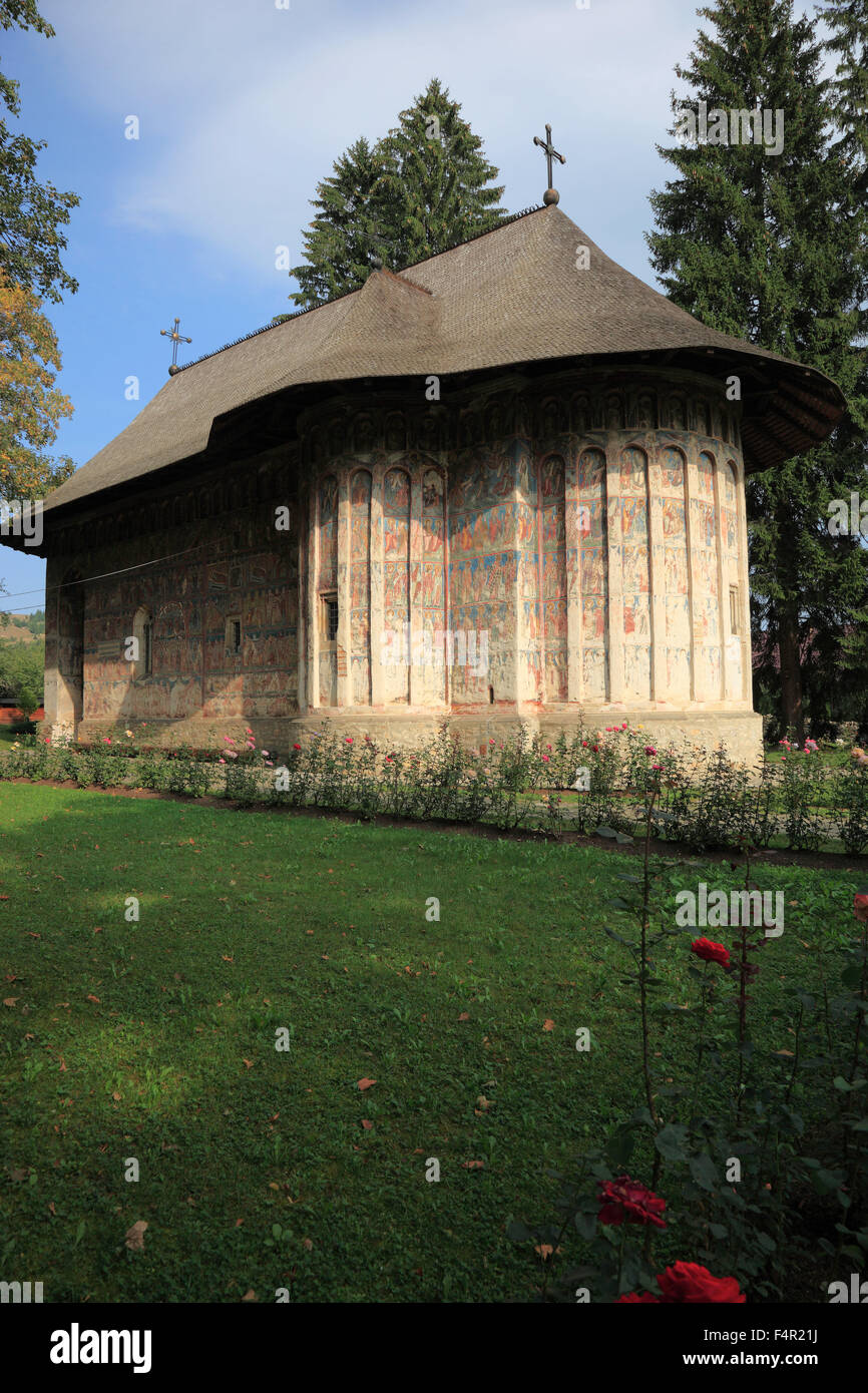 Humor Monastery located in Manastirea Humorului, about 5 km north of ...