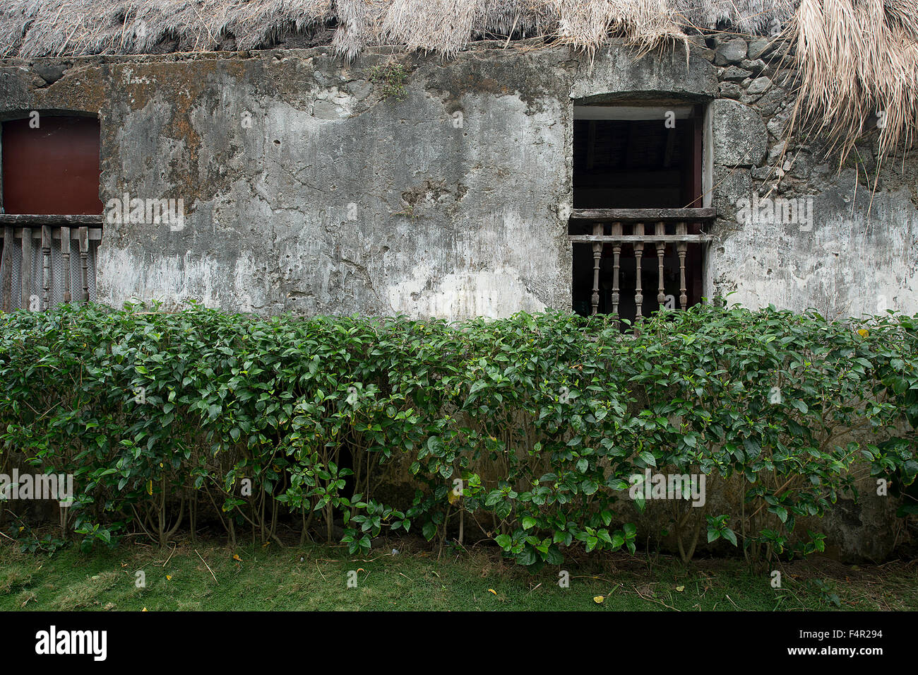 Batanes, Philippines, March 28,2015: A colonial style an Ivatan ethnic ...