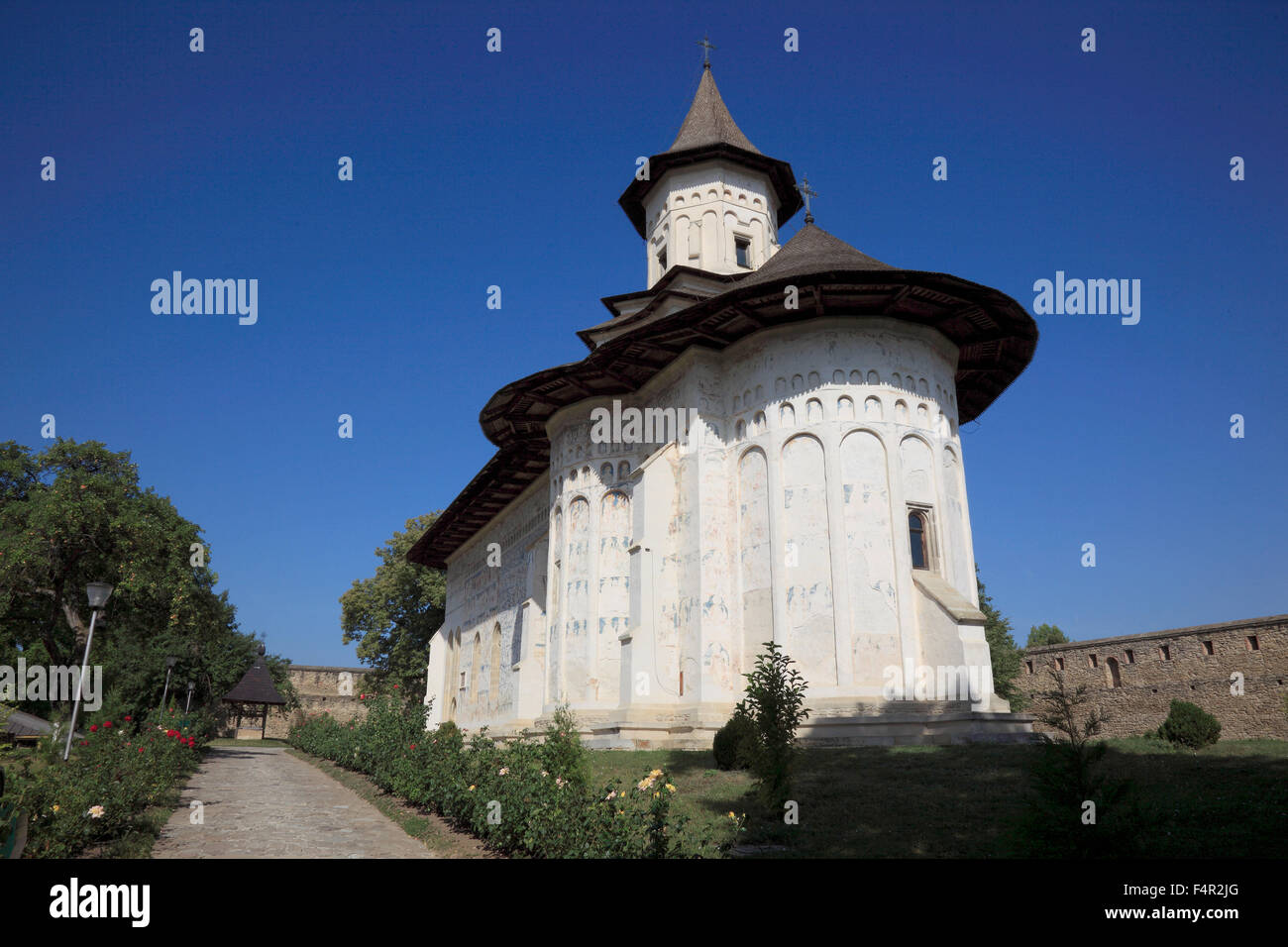 Probota, Romania, The monastery is located in Probota, near the town ...
