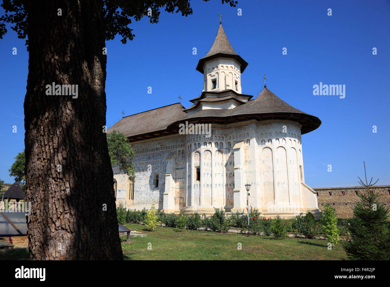 Probota, Romania, The monastery is located in Probota, near the town ...