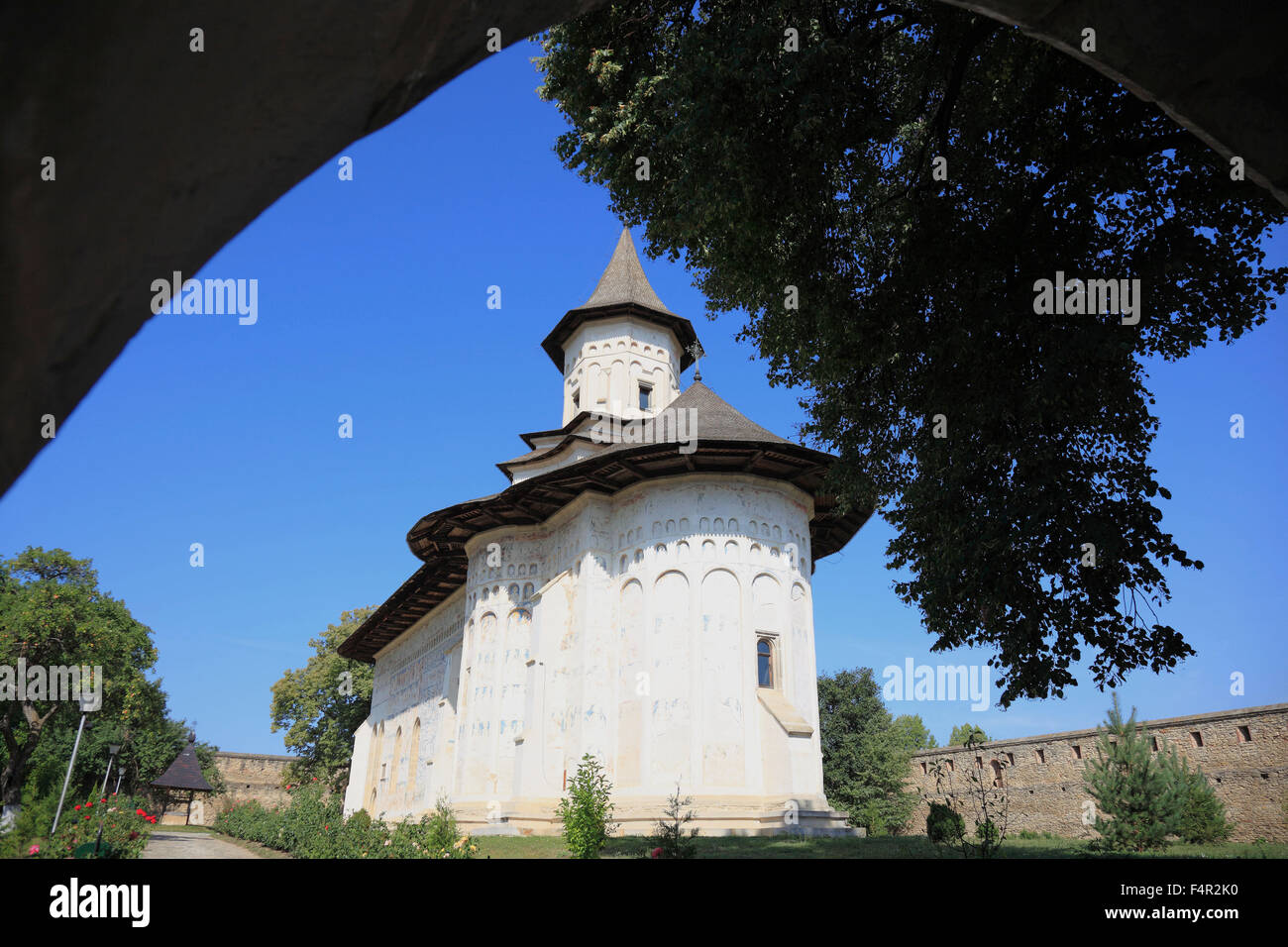 Probota, Romania, The monastery is located in Probota, near the town ...