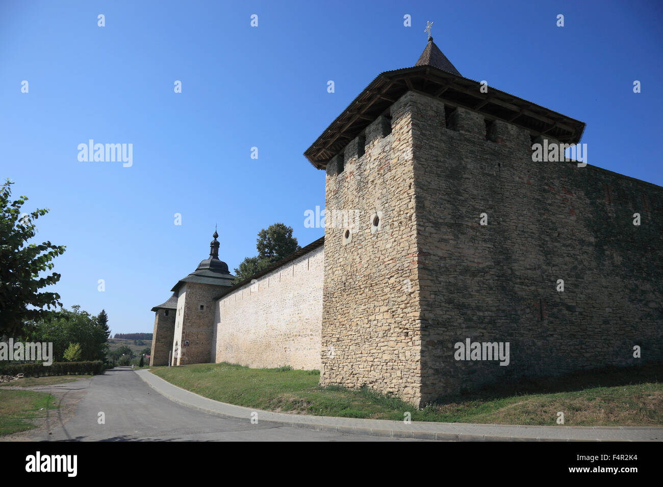 Probota, Romania, The monastery is located in Probota, near the town ...