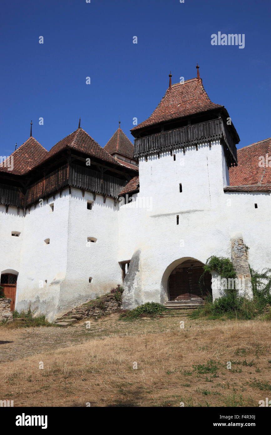 A World Heritage Site by UNESCO: Viscri fortified church, Transylvania ...