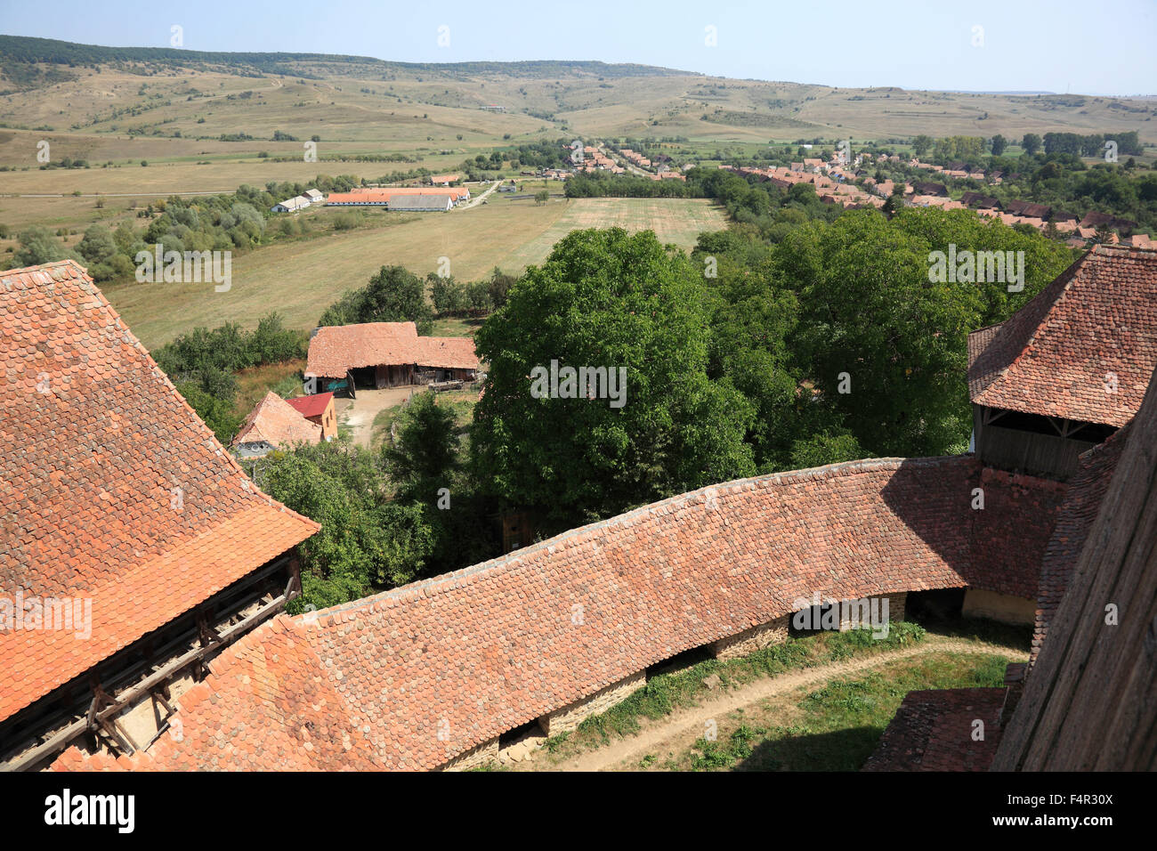 A World Heritage Site by UNESCO: Viscri fortified church, Transylvania ...