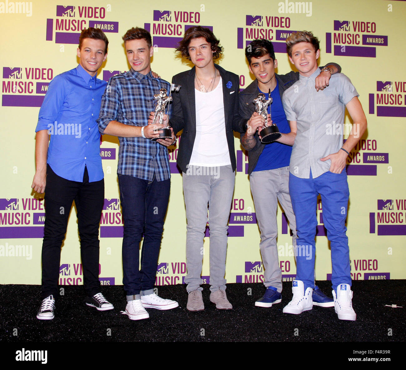 One Direction at the 2012 MTV Video Music Awards held at the Staples ...