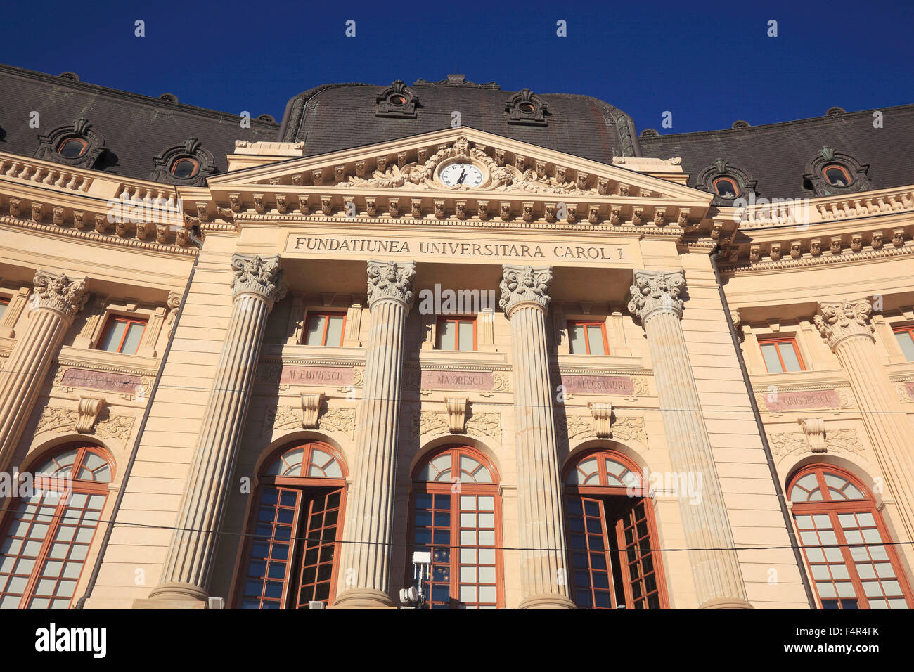 University Library, Bucharest, Romania Stock Photo - Alamy