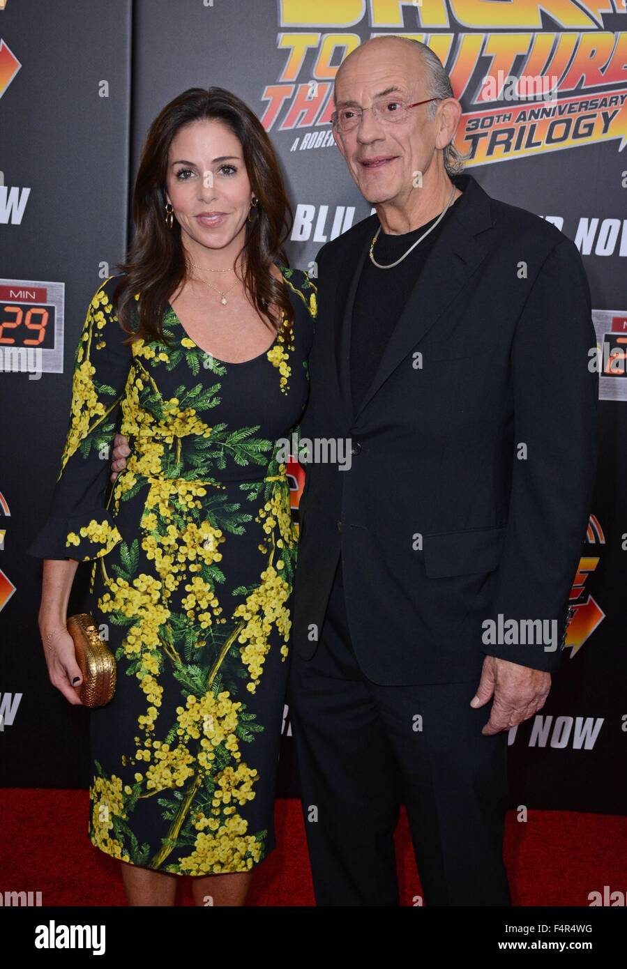 New York, NY, USA. 21st Oct, 2015. Lisa Loiacono, Christopher Lloyd at ...