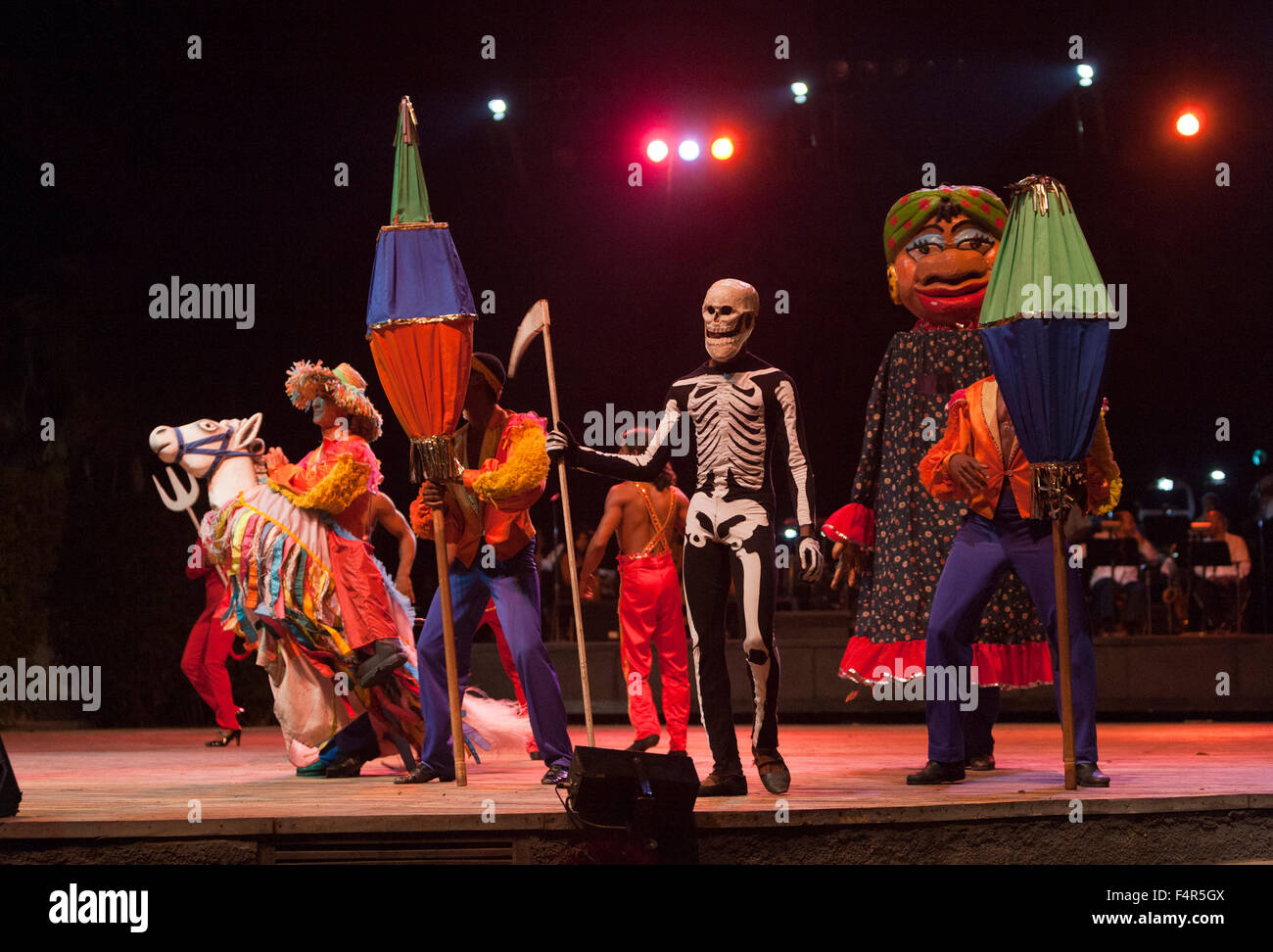 Cuba, Santiago de Cuba, night club, exotic, dancers, dancing, colourful ...