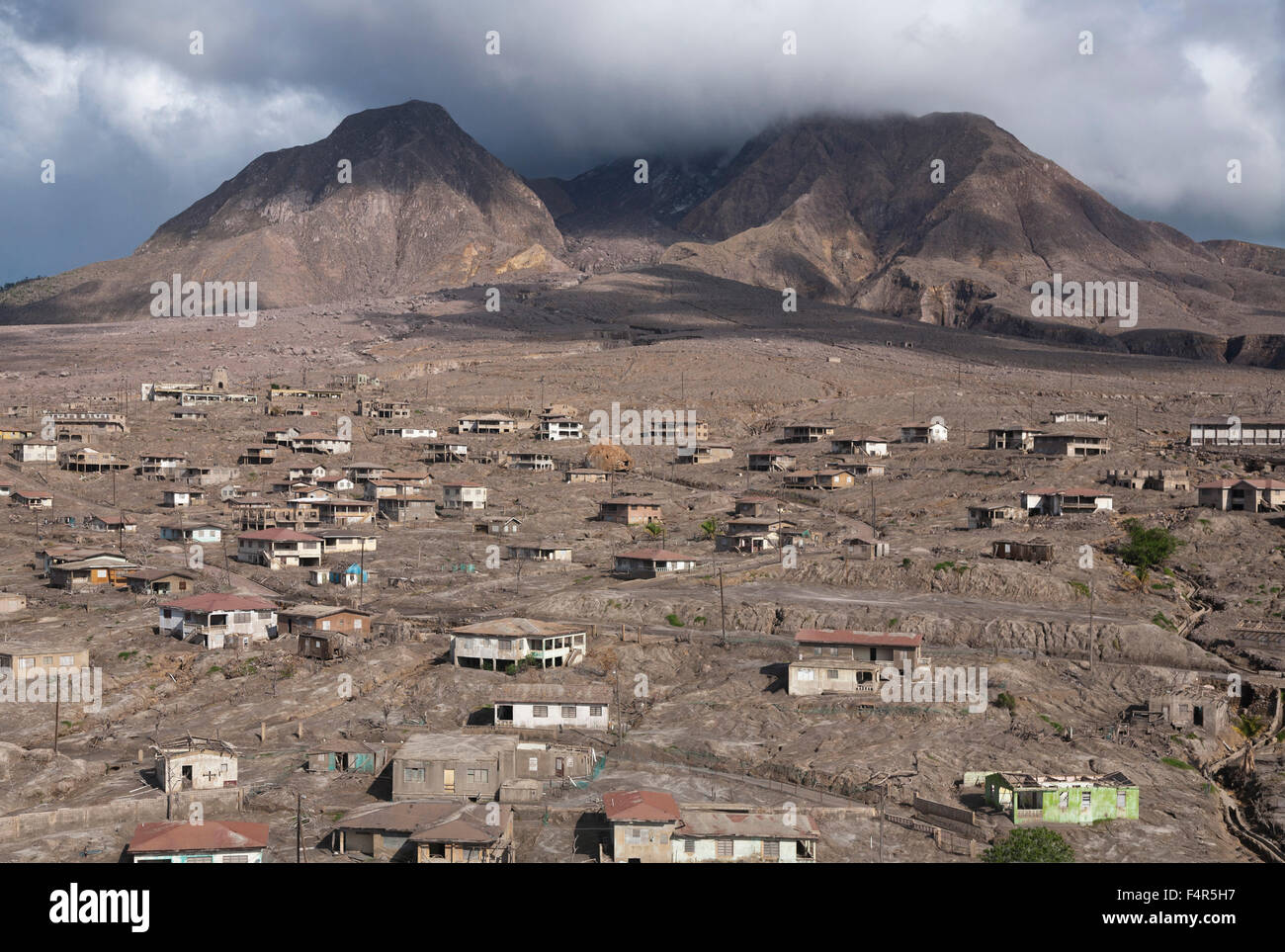 West Indies, Caribbean, Lesser Antilles, Montserrrat, Island, Soufriere ...