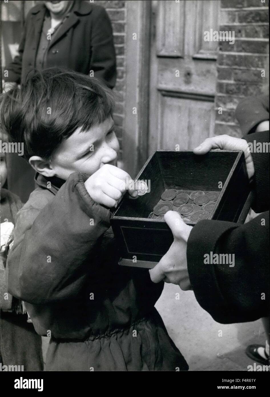 1955 - Matthew puts his farthing in the Bundle box in Bow: Little ...