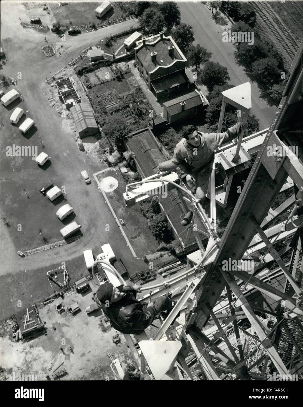 1955 - Who'd Change Jobs? Spidermen on the new TV Mast: Edwin Zaramba ...