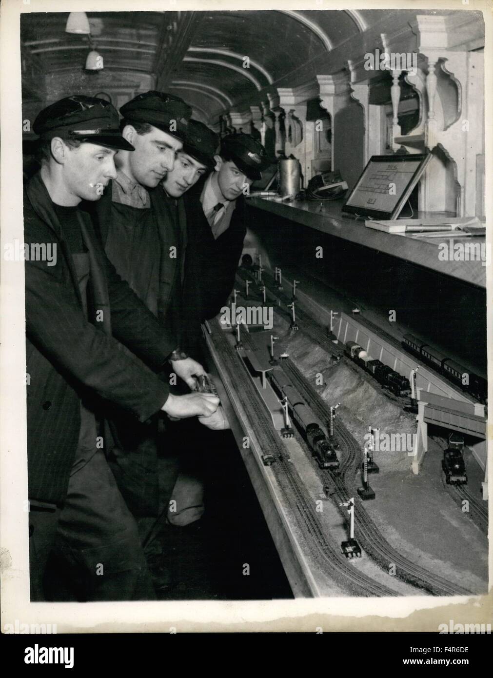 1955 - Railwaymen In Training - On ''Toy'' Trains. The Miniature System ...