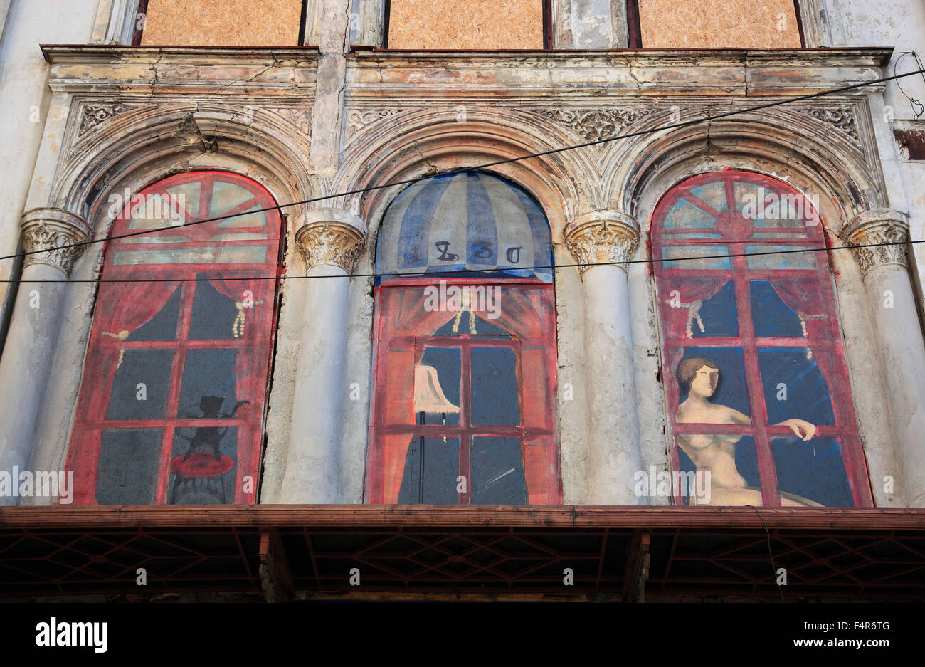 Redevelopment area, listed buildings in the historic center of ...