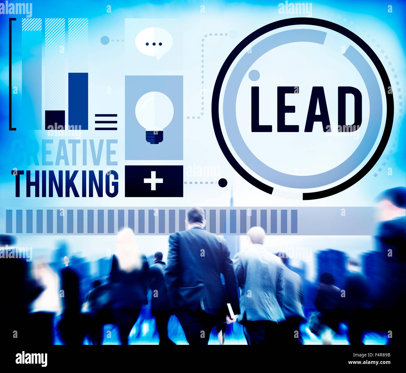 Lead Leadership Coach Trainer Management Concept Stock Photo - Alamy