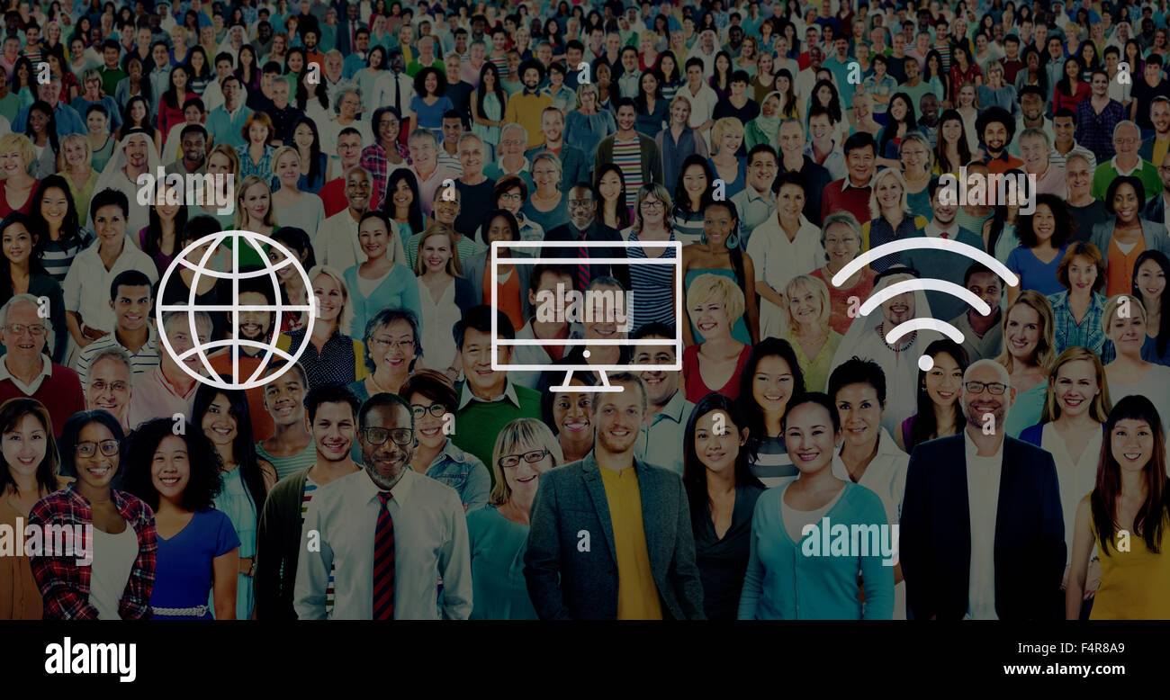 Global Worldwide Digital Modern Connection Concept Stock Photo - Alamy