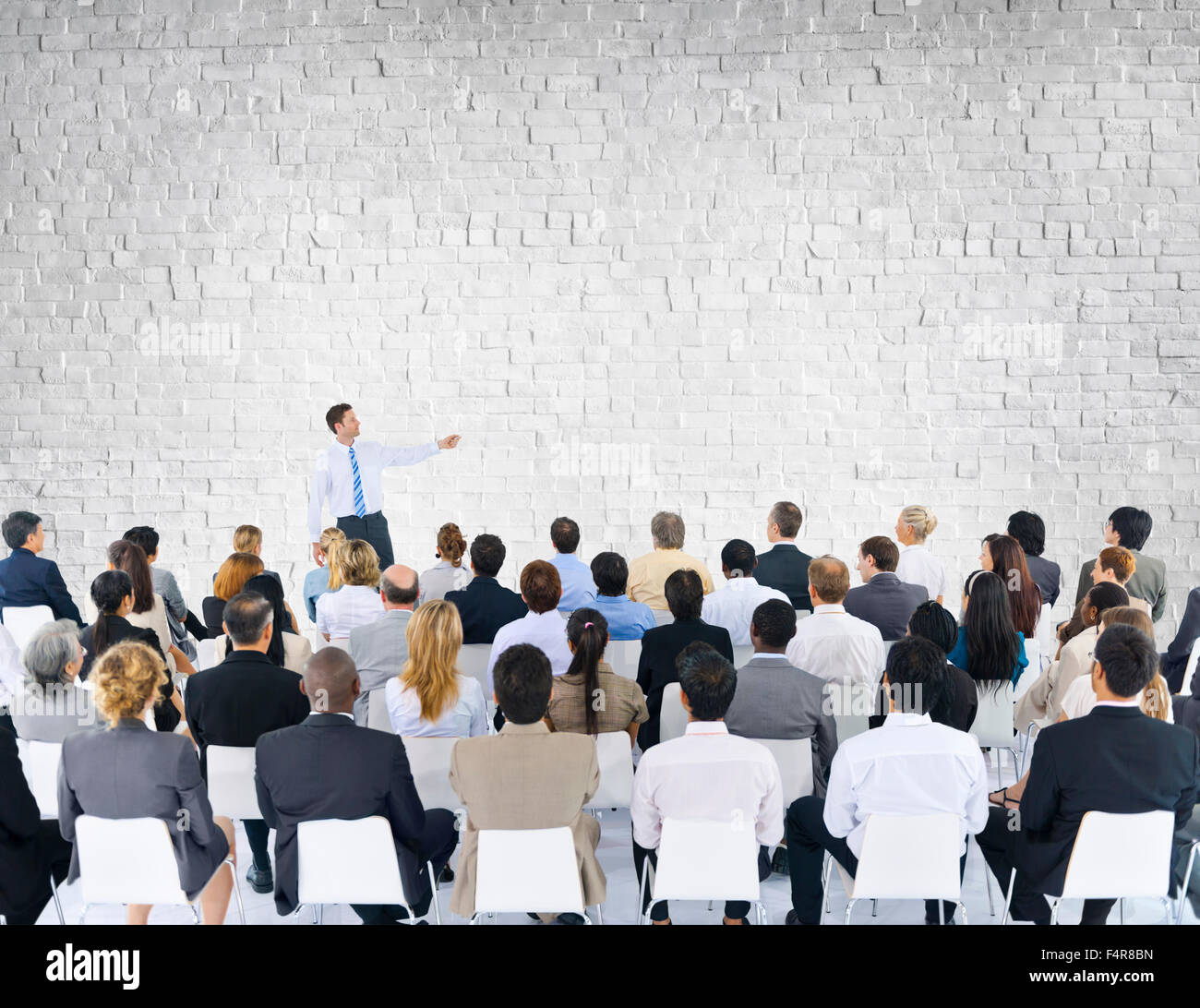 Business People Seminar Conference Meeting Presentation Concept Stock ...