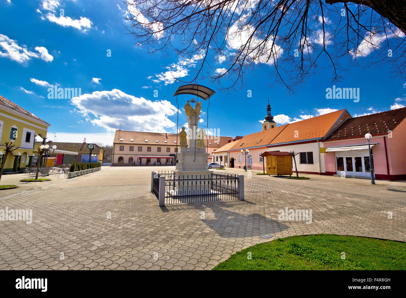 Town of Ludbreg central square, Podravina, Croatia Stock Photo - Alamy