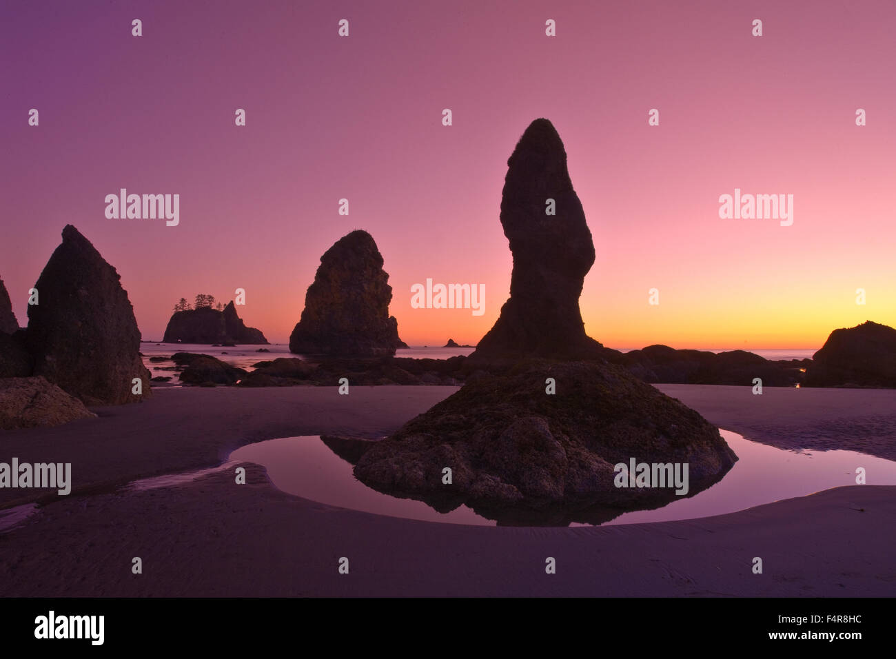 Shi Shi Beach, Point Of Arches, Neah Bay, Olympic Peninsula, Olympic ...