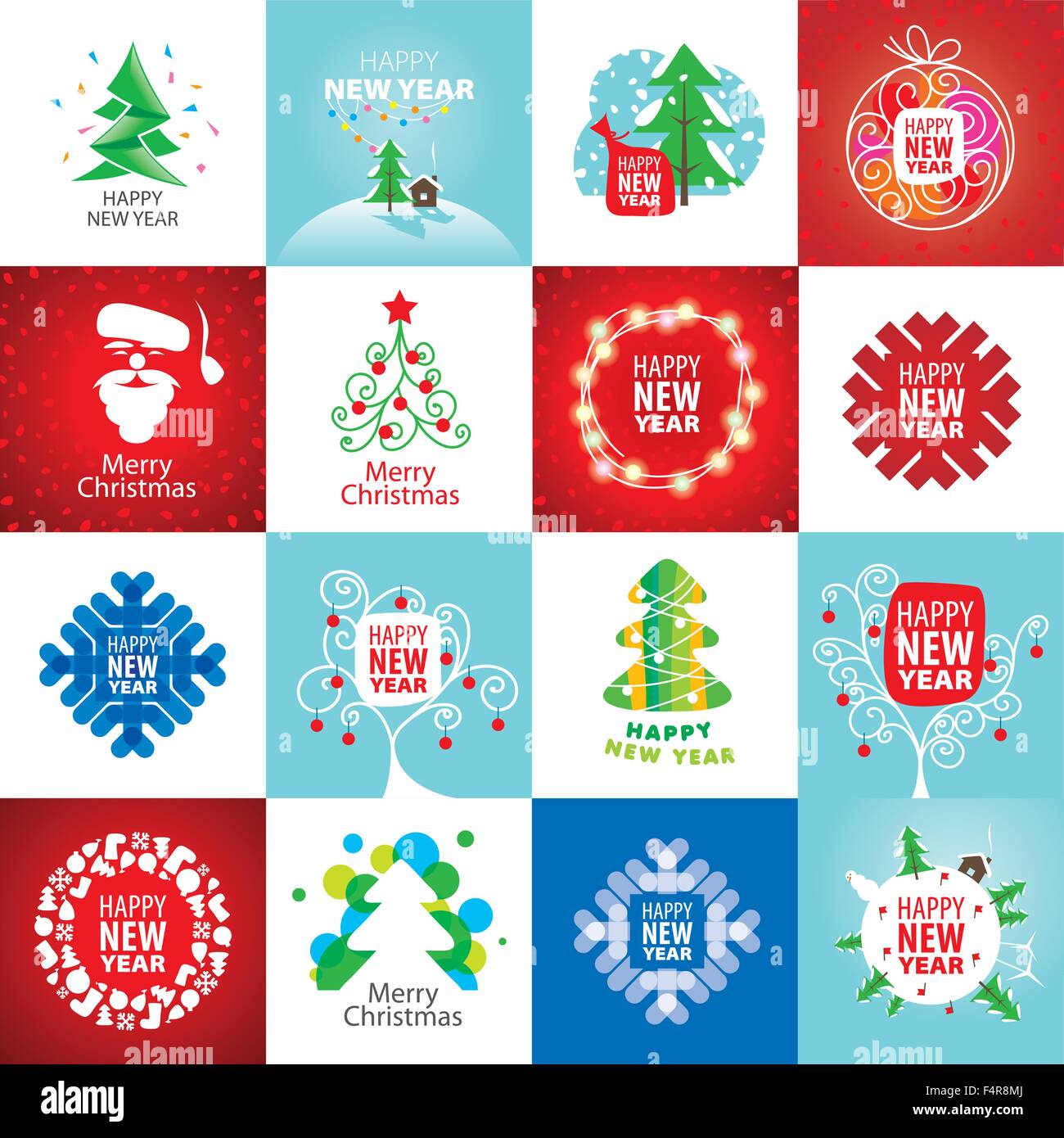 Large set christmas tree hi-res stock photography and images - Alamy