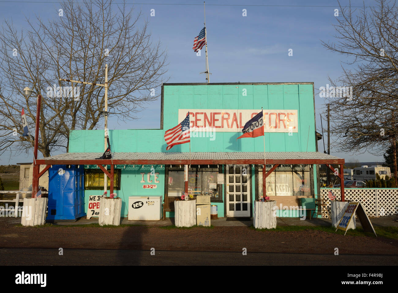 USA, United States, America, America, Oregon, Ghost Town, Shaniko ...