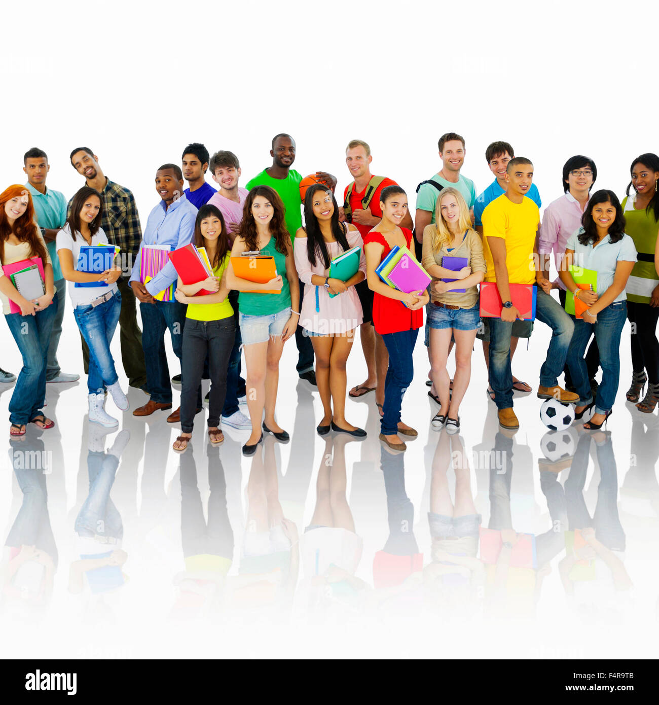Group of Students Community Togetherness Concept Stock Photo - Alamy