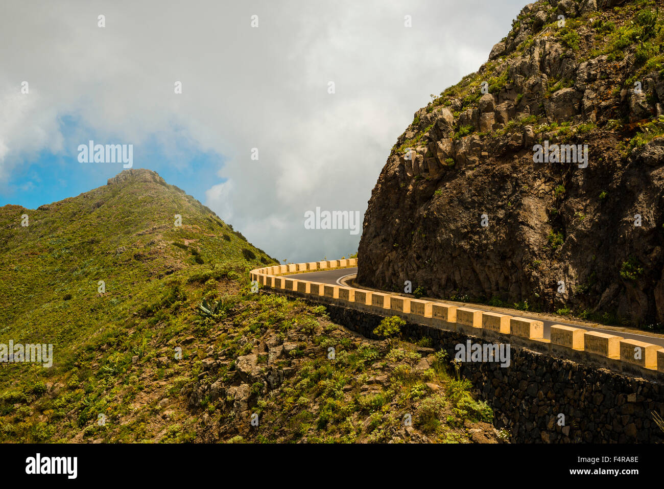 Outside, mountain, mountains, mountain landscape, Canarias, Europe ...