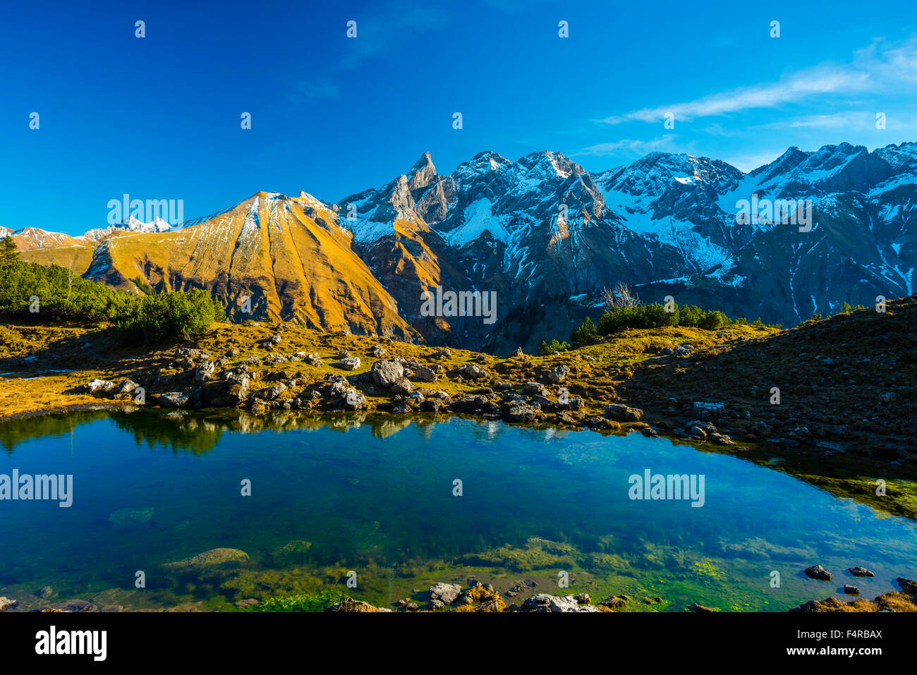 Allgäu, Allgäuer Alpen, Alps, Outside, Bavaria, mountains, mountain ...