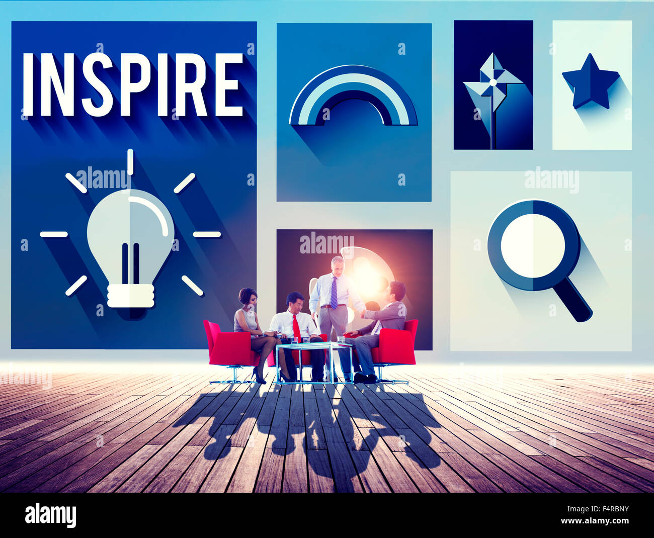Inspire Inspiration Creative Vision Hopeful Concept Stock Photo - Alamy