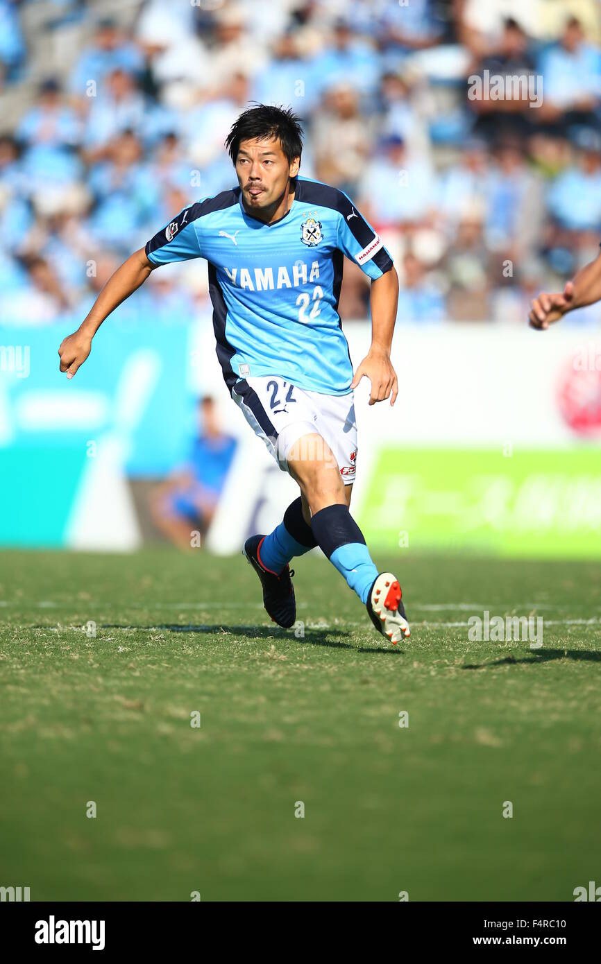 Shizuoka, Japan. 18th Oct, 2015. Daisuke Matsui (Jubilo) Football ...