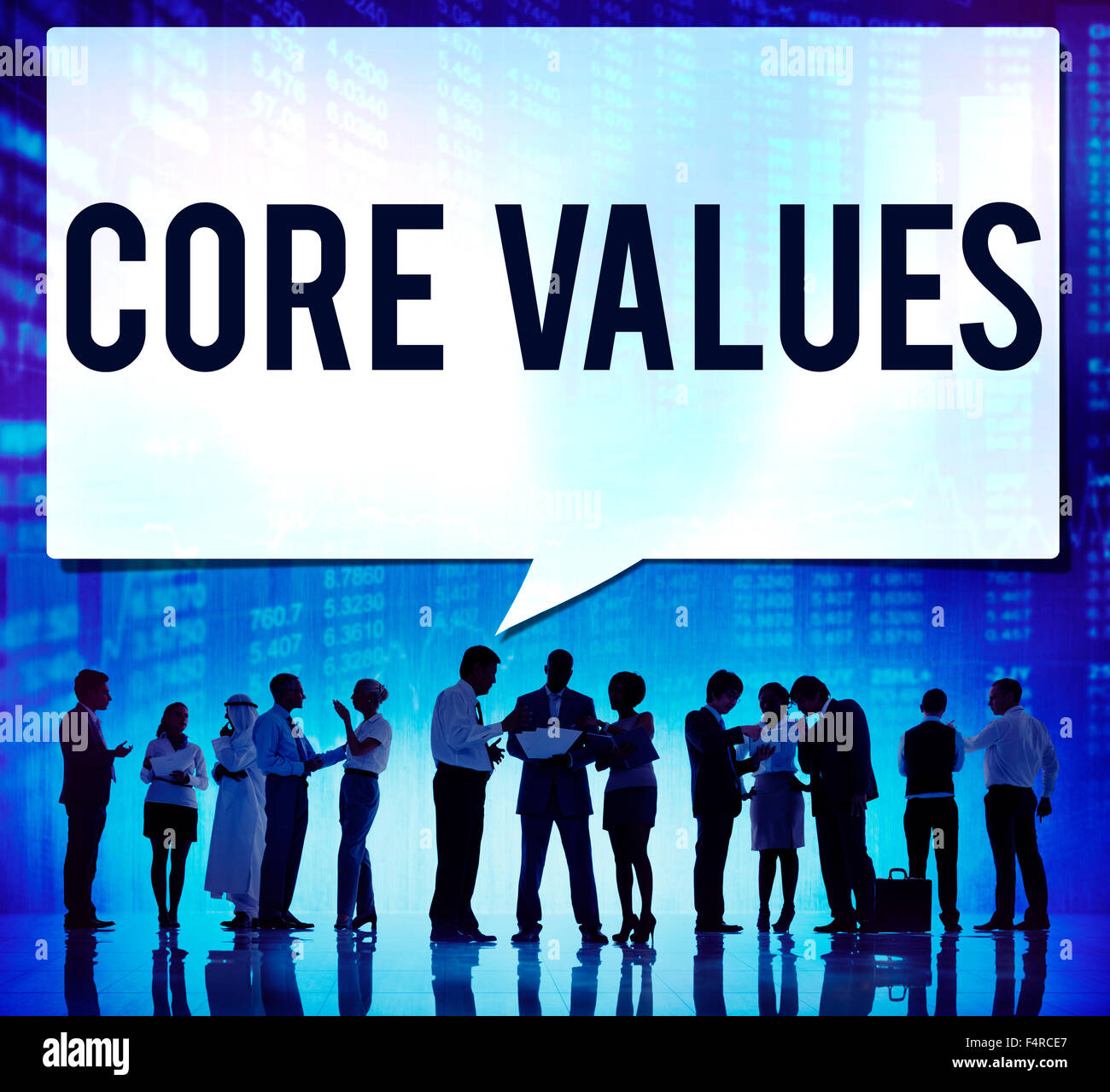 Core Values Core Focus Goals Ideology Main Purpose Concept Stock Photo ...