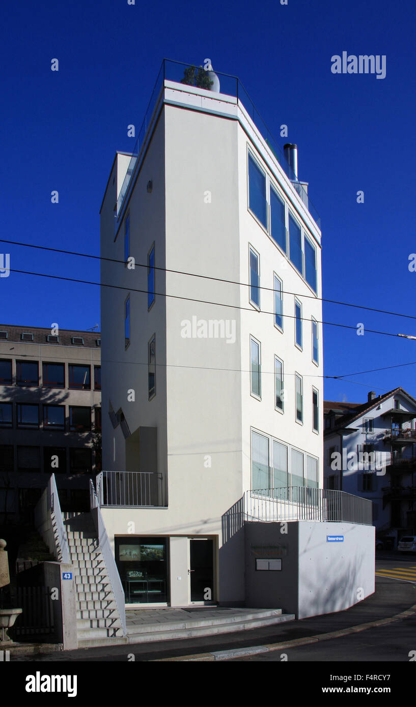 Switzerland, Zurich, Switzerland, Europe, residential building, tower ...