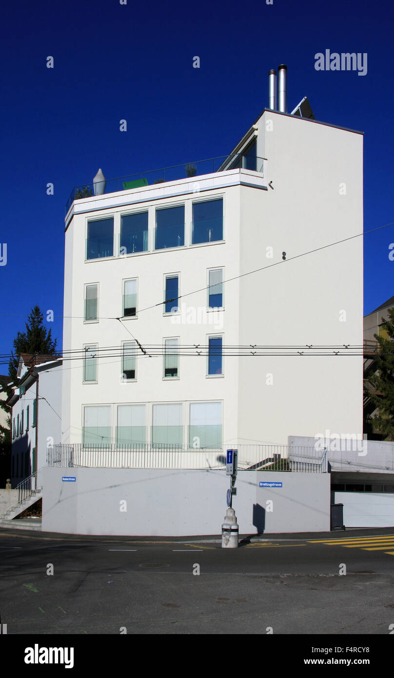 Switzerland, Zurich, Switzerland, Europe, residential building, tower ...